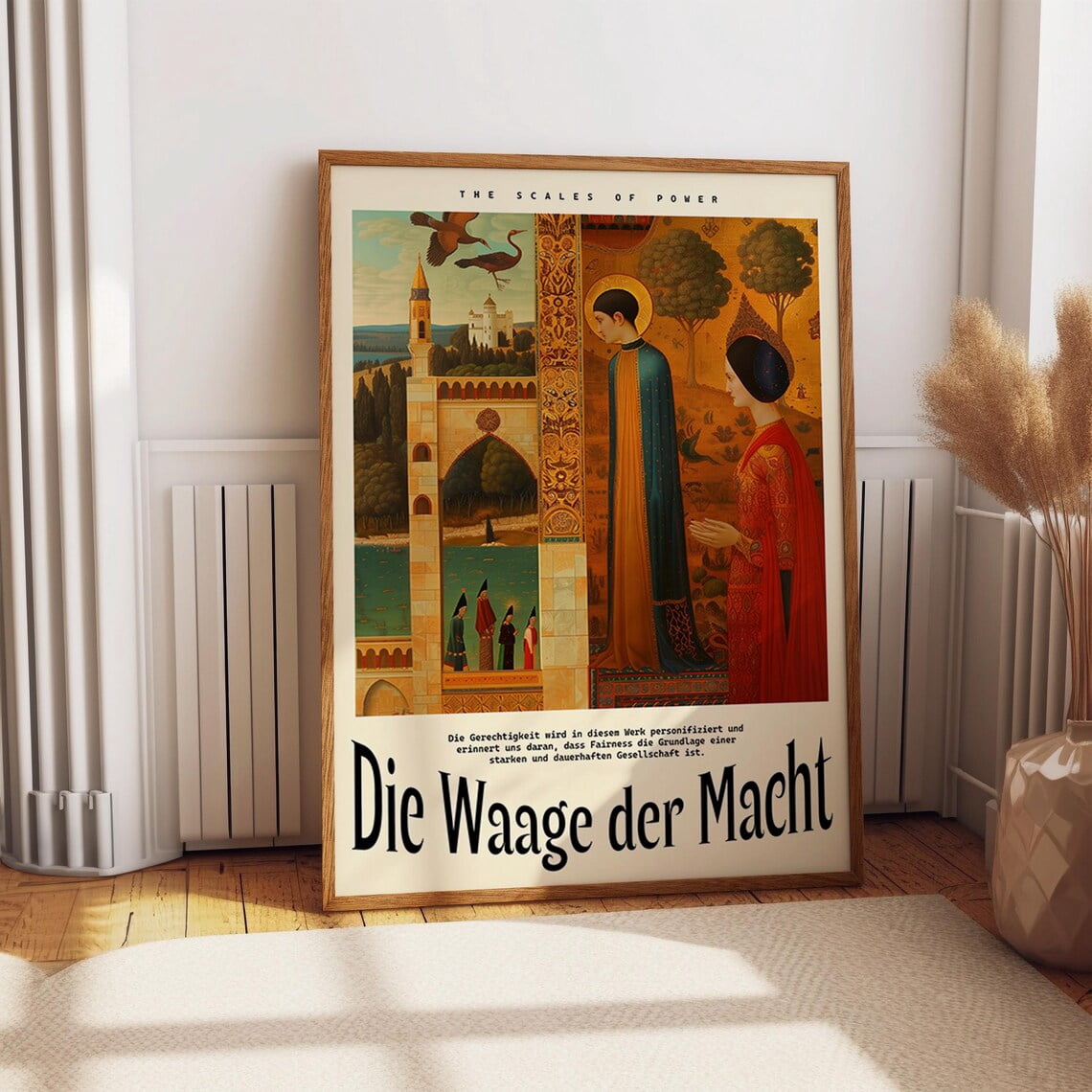 Medieval Power And Justice Wall Artthe Scales Of Power Art Print ...