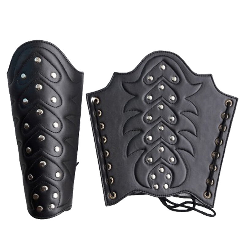 Medieval Roman Spartan Saxon Norman Celtic Knights Leather Hand Guards ...