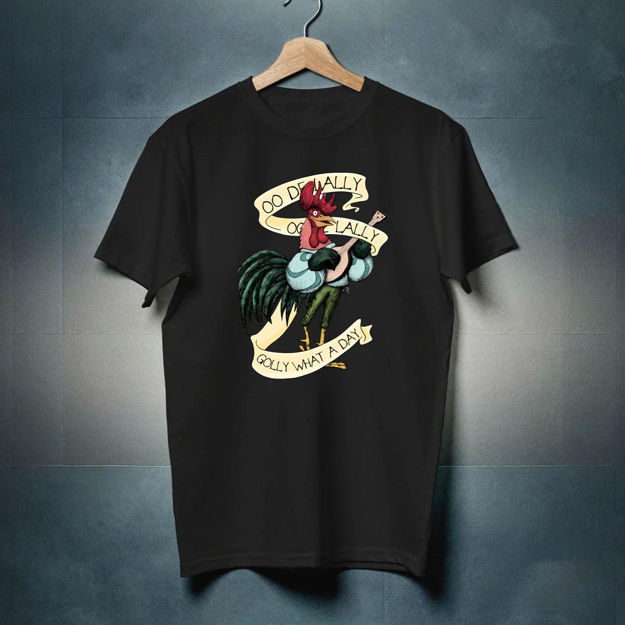 Medieval Rooster Adventure Graphic Shirt, Storybook Inspired Unisex Tee ...