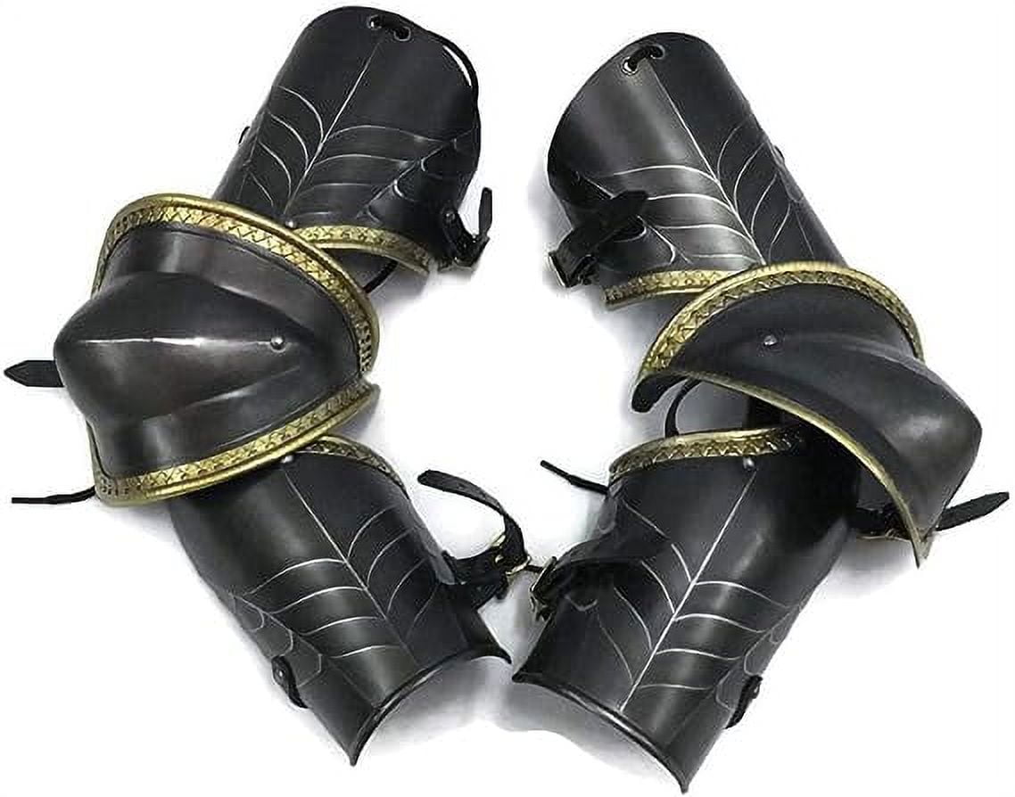 Medieval SCA LARP Armour Fluted Vambraces Bracers - Walmart.com