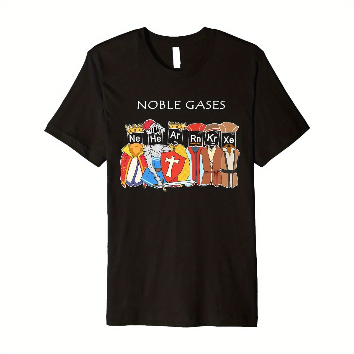 Medieval Science T-Shirt Noble Gases Chemistry Shirt - Walmart.com