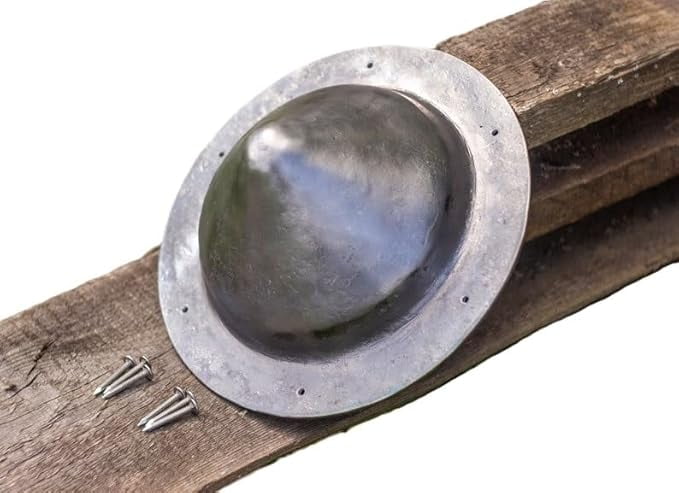 Medieval Shield Steel Umbo Center Dome for Buhurt Buckler Shield Viking ...