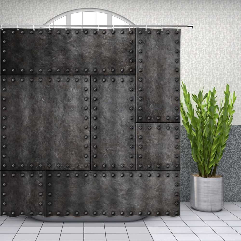 Medieval Shower Curtain High-end Wooden Castle Wall and Gate Designed ...