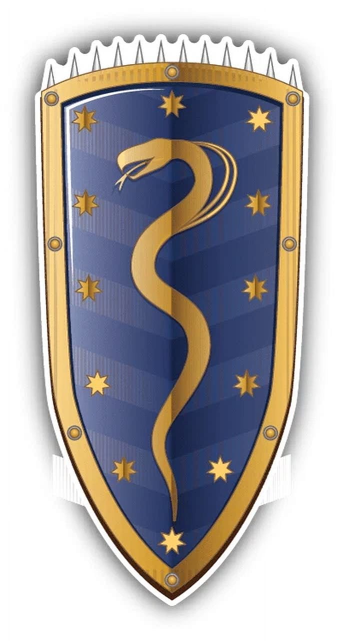 Medieval Snake Shield Sticker Phone Decal Water Bottle Stickers Car ...