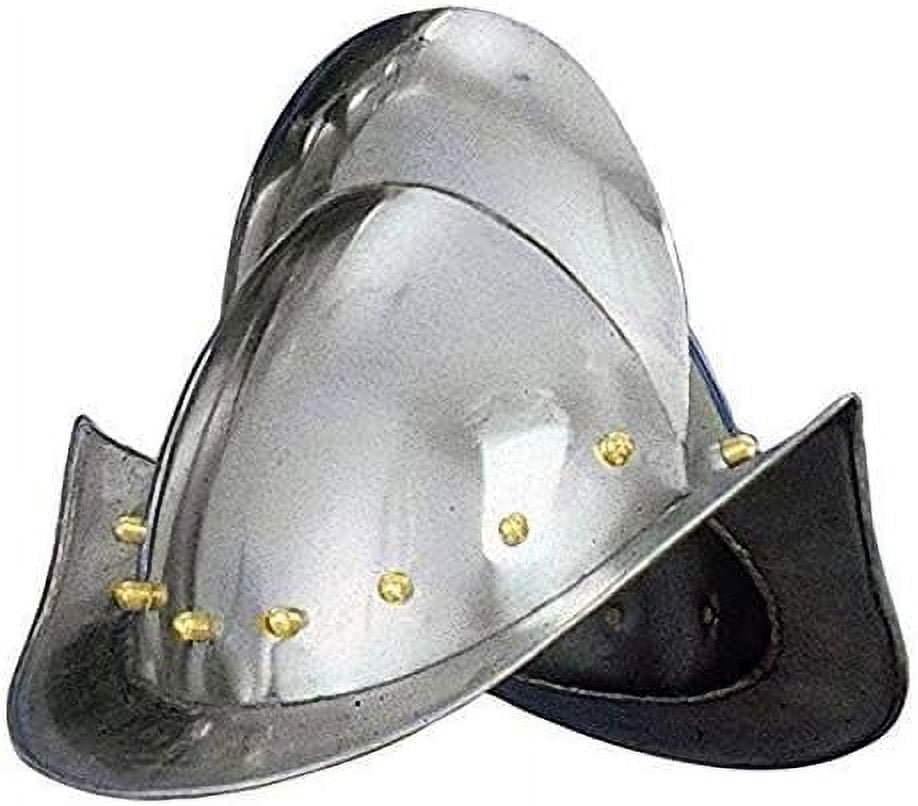 Medieval Spanish Armor Comb Morion Helmet Silver - Walmart.com