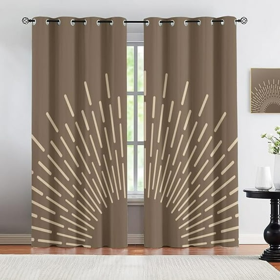 Medieval Sun Curtains For Bedroom, Vintage Medieval Art Window Drapes ...