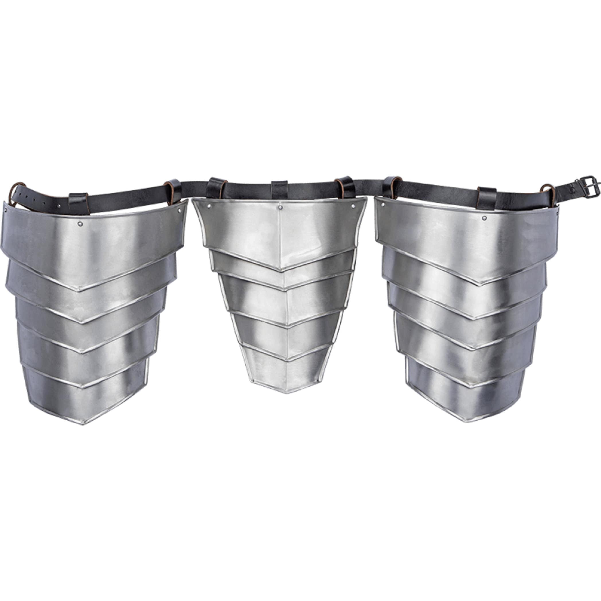 Medieval Thigh Armour Vigor Steel Tasset Belt Plate Armour - Walmart.com