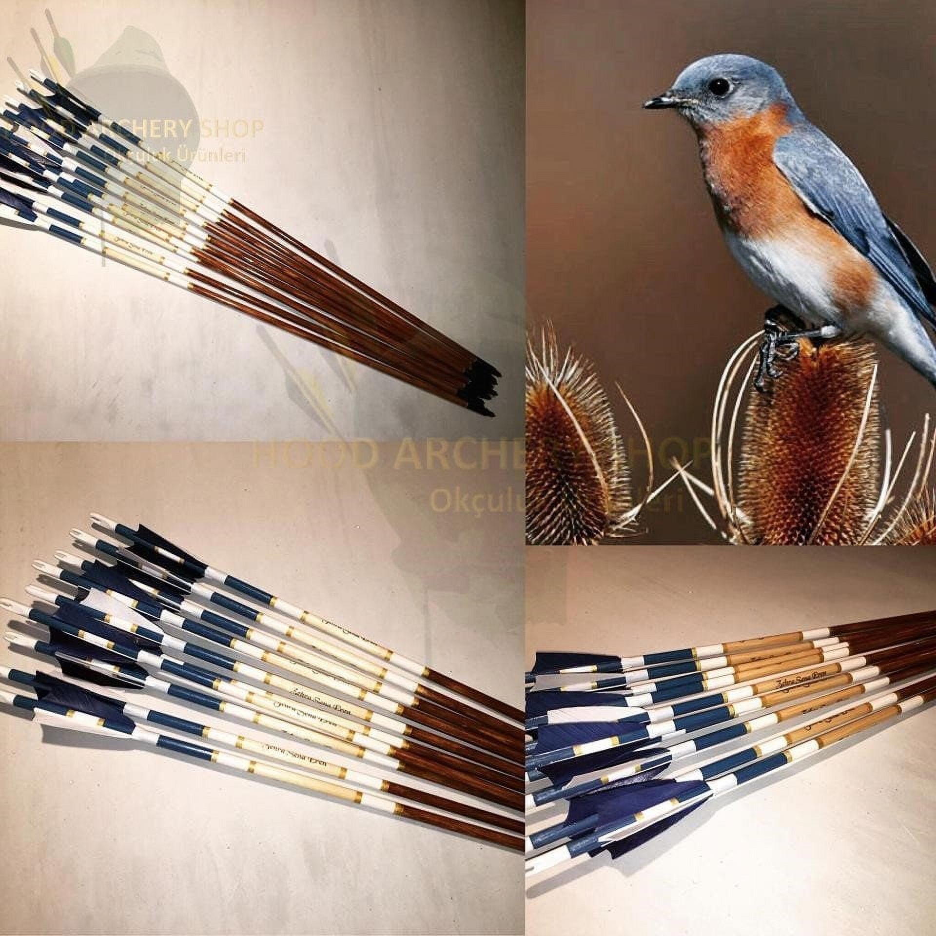 Medieval Traditional Ottoman Hunting Archery Arrow For Recurve Longbow ...