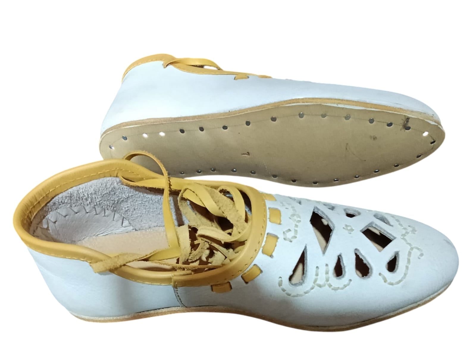 Medieval Turn Shoes Handcrafted Leather Medieval Style, Lace-Up ...