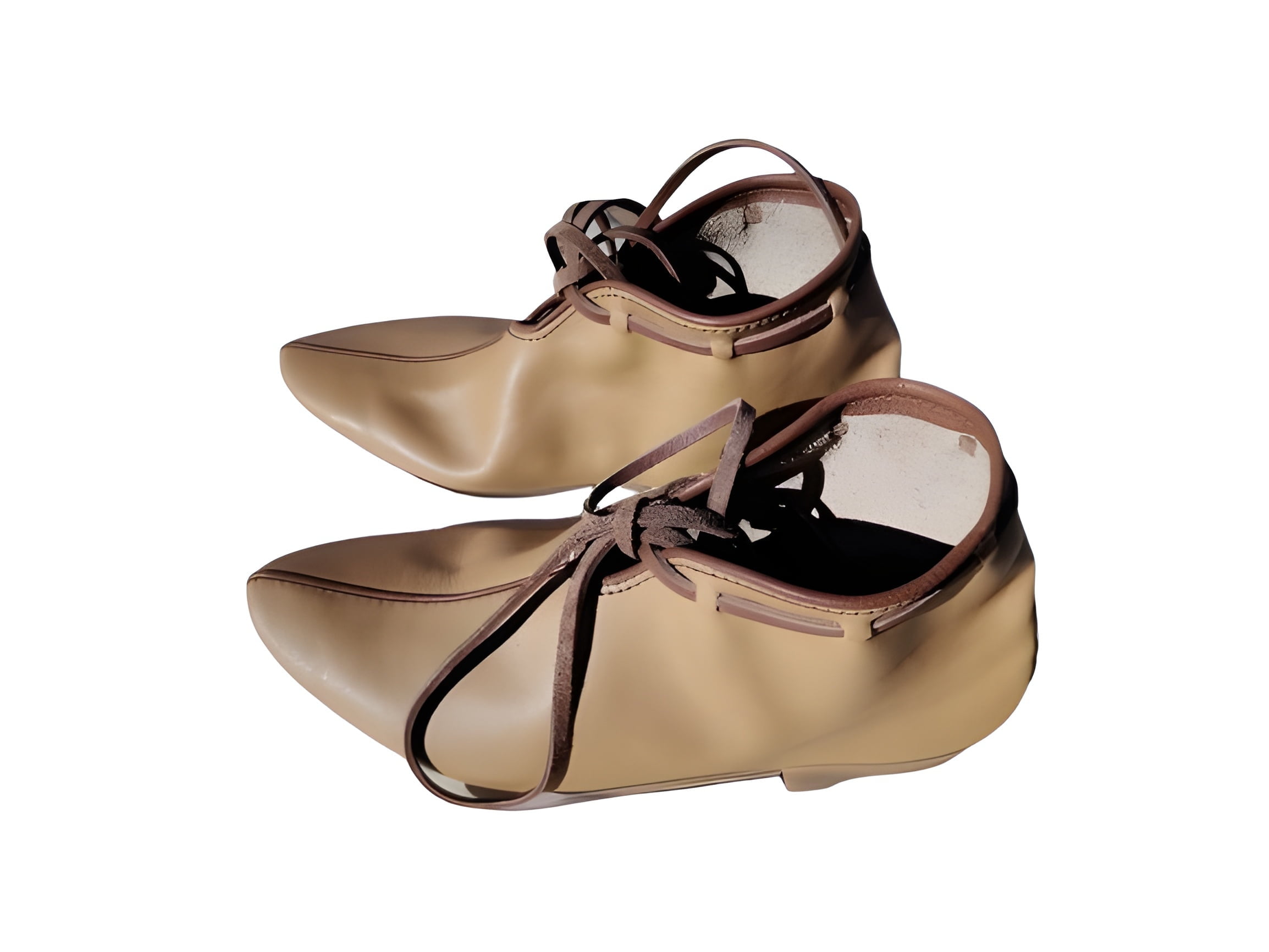 Medieval Turn Shoes Handcrafted Leather Medieval Style, Lace-Up ...
