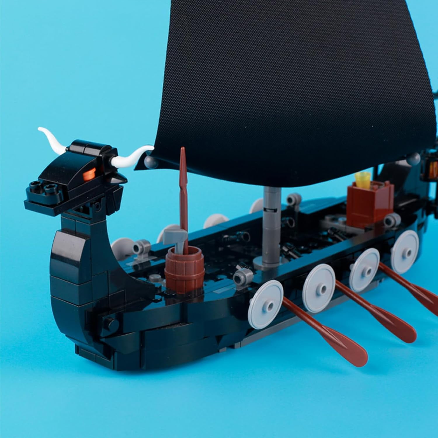 Medieval Viking Pirate Ship Building Block Set 4 Viking Figures 2 Styles