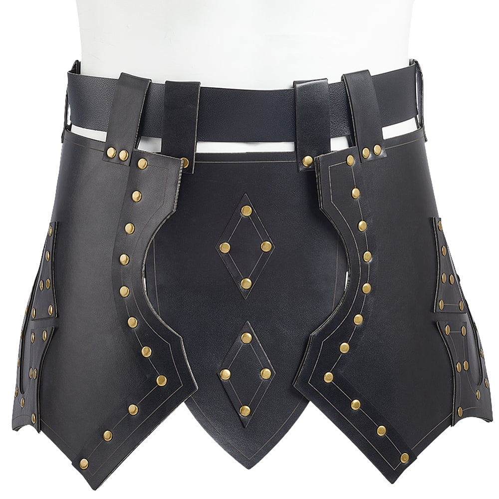 Medieval Waist Armor Skirt Three-Sided Roman Gladiator Skirt - Walmart.com