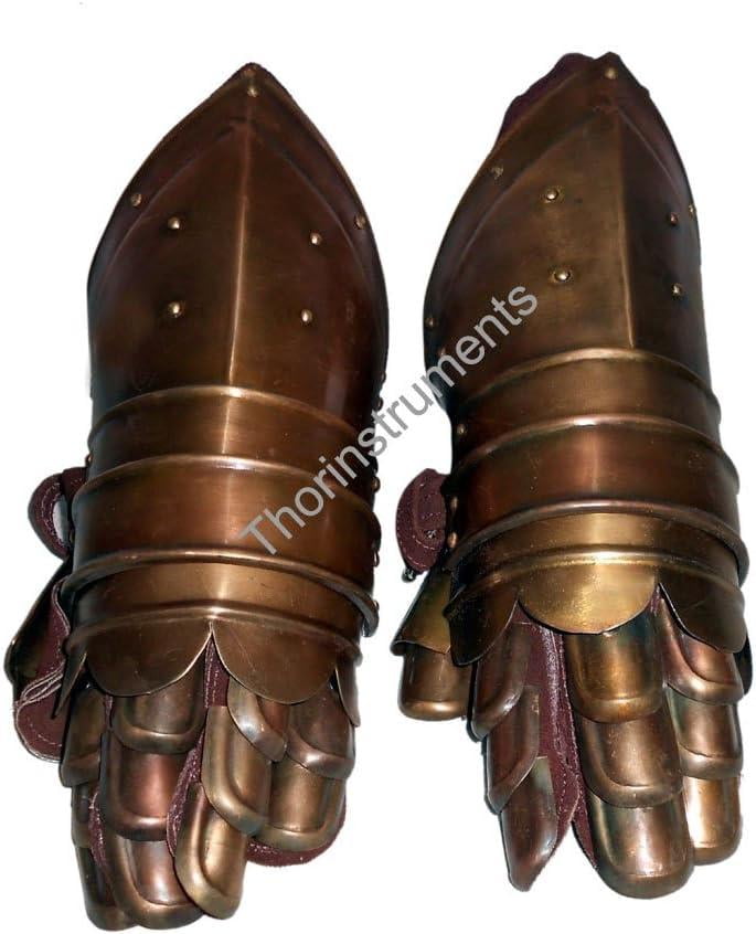 Medieval Warrior Brand Metal Gothic Knight Style Gauntlets Wearable ...