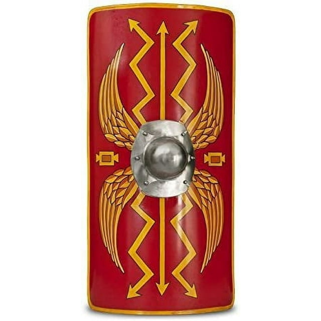 Medieval Warrior Functional Red Roman Armour Legion Scutum Shield ...