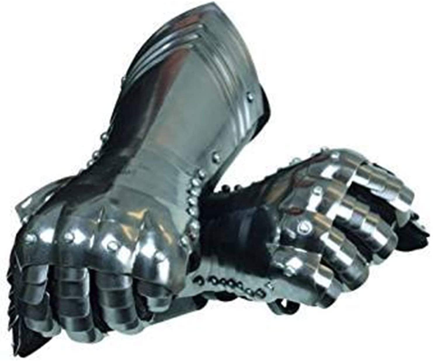 Medieval Warrior Gauntlets - Silver - One Size Armour - Walmart.com