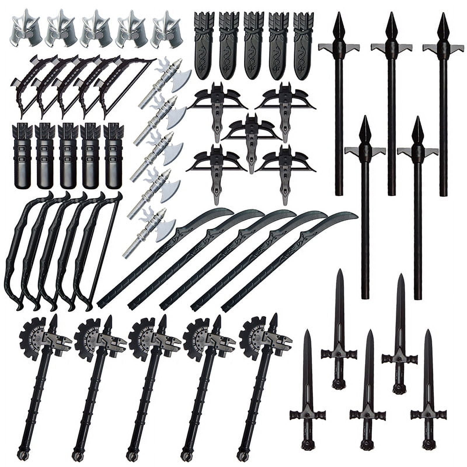 Medieval Weapons Kit Middle Age Military Figure Knights Helmet Armor ...