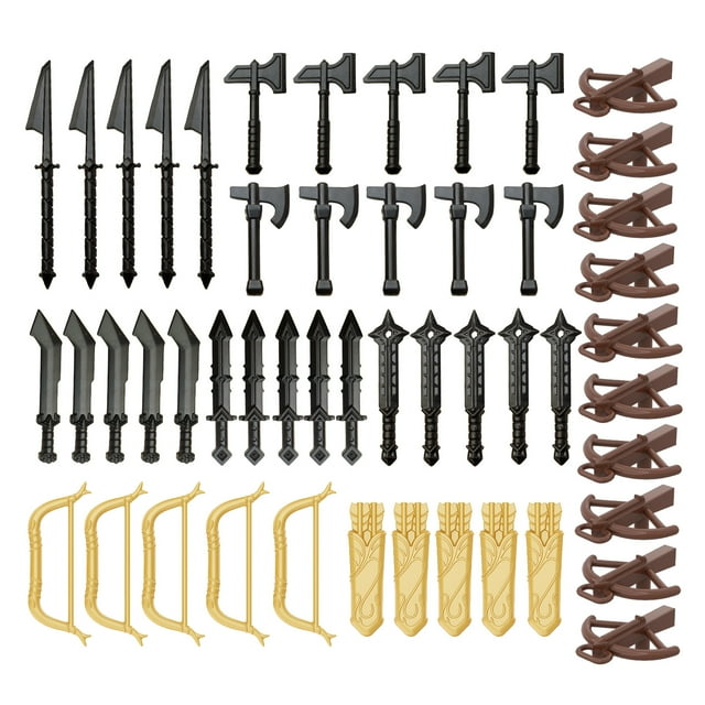 Medieval Weapons Kit Middle Age Military Figure Knights Helmet Armor ...