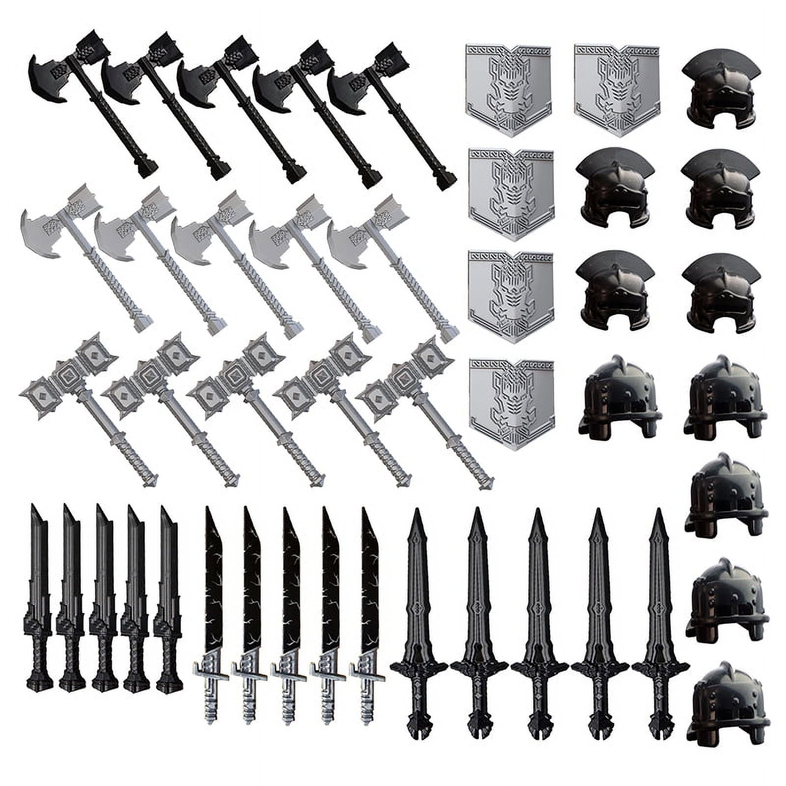 Medieval Weapons Kit Middle Age Military Figure Knights Helmet Armor ...