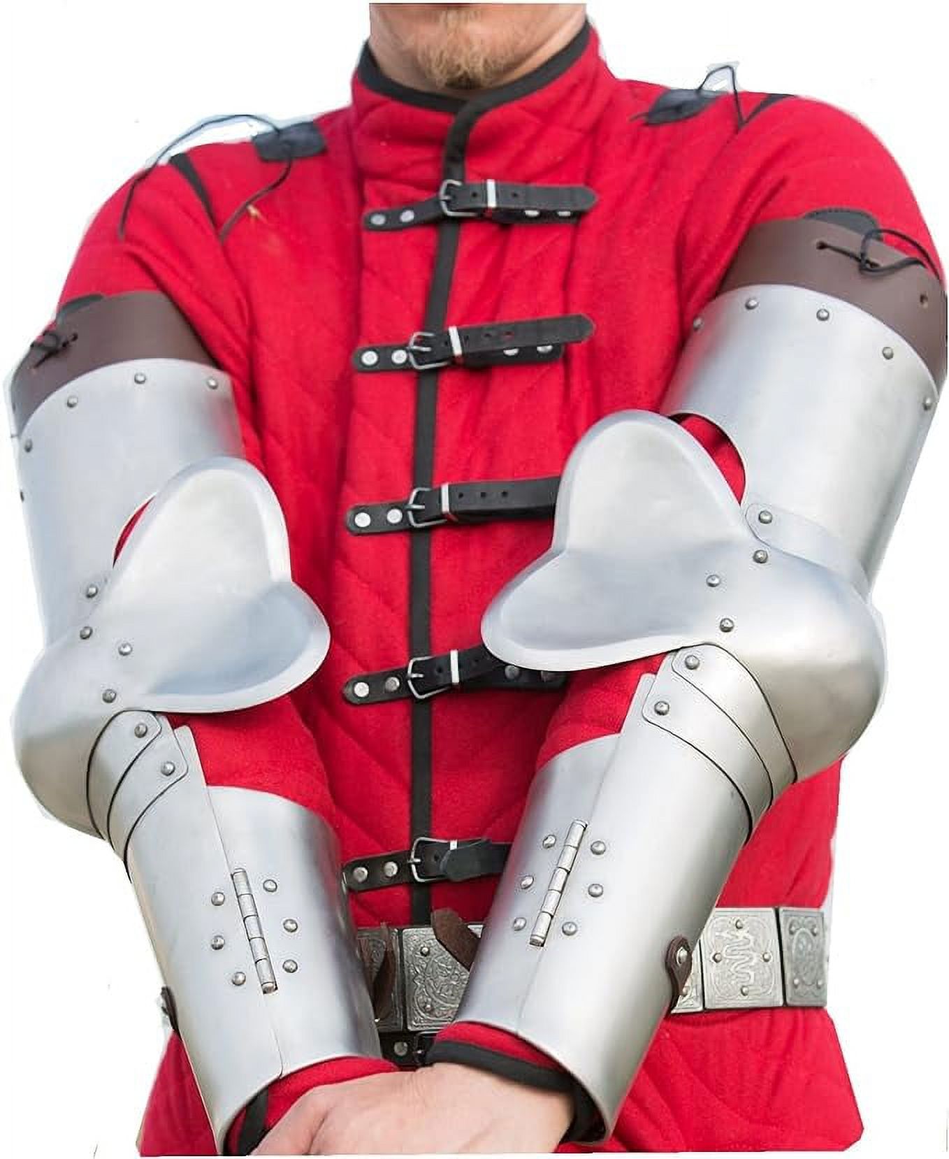 Medieval Western Arm Armor SCA Silver - Walmart.com