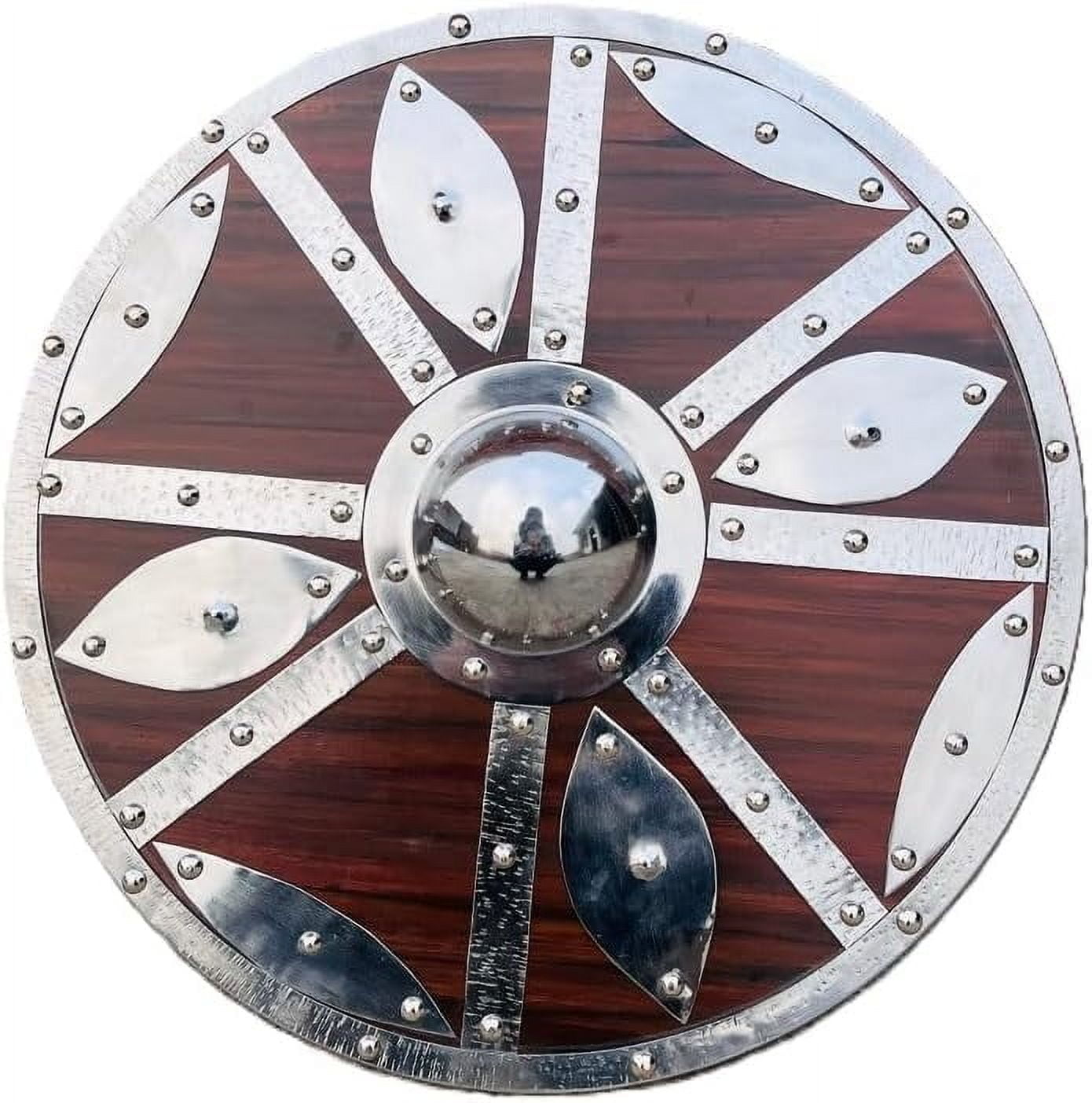 Medieval Wooden Handmade Round Cosplay Shield | Viking Shield Wall Art ...
