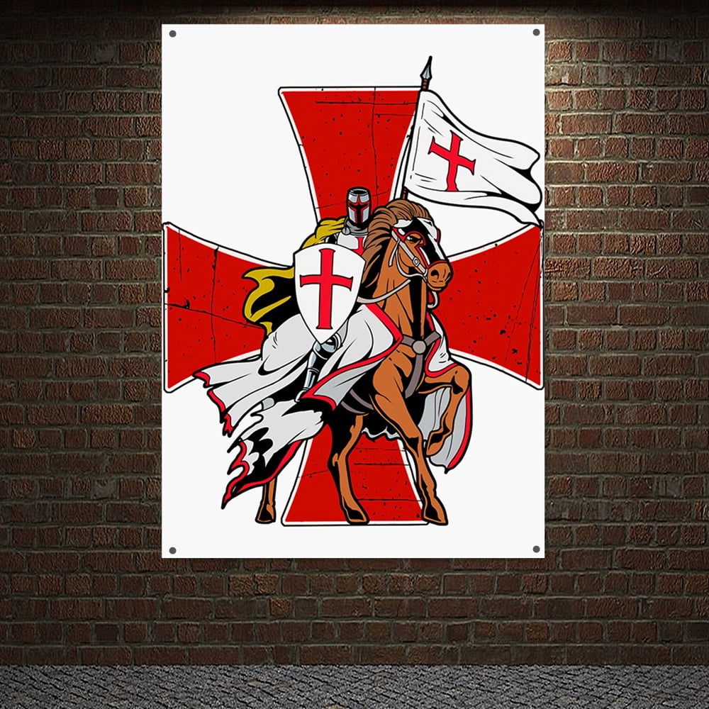 Medieval knight armor helmet Wall Art Pictures 38" x 57" Tapestry ...