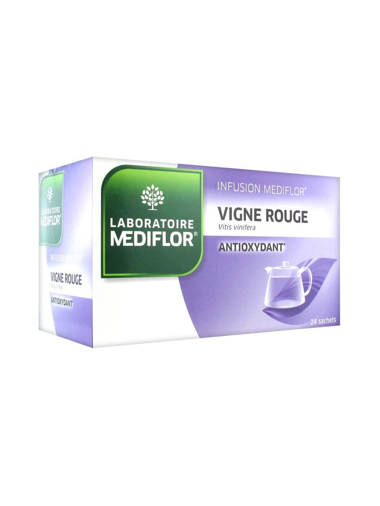 Mediflor Infusion Red Vine 24 Sachets - Walmart.com