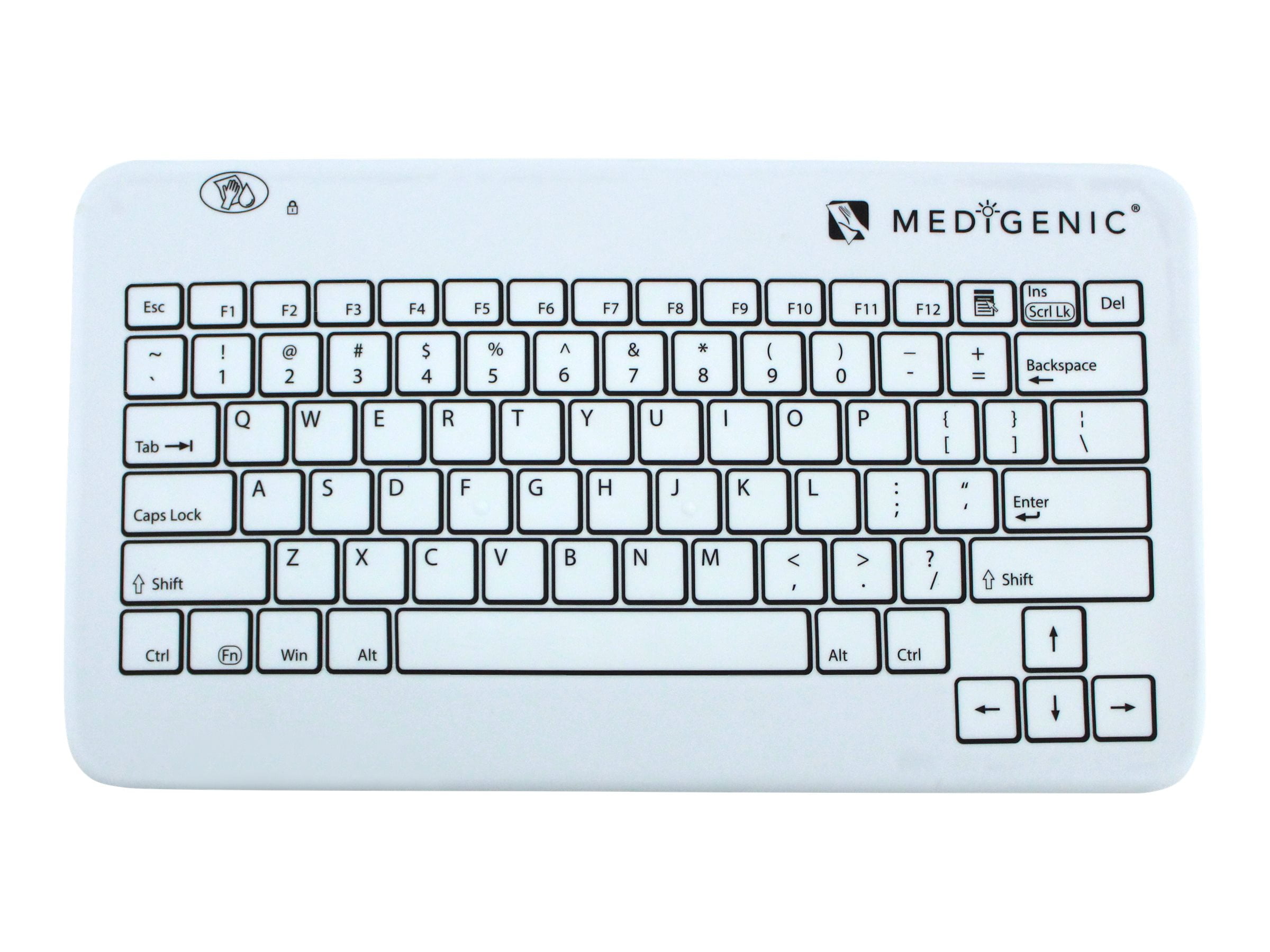 Medigenic Infection Control - Keyboard - wireless - 2.4 GHz - US ...