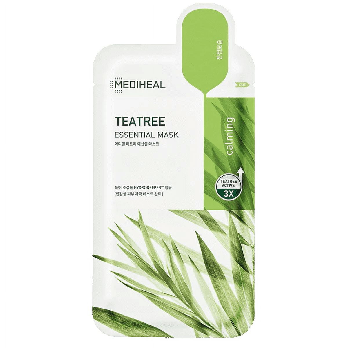 Mediheal Tea Tree Essential Blemish Control Mask 10 Sheets - Walmart.com