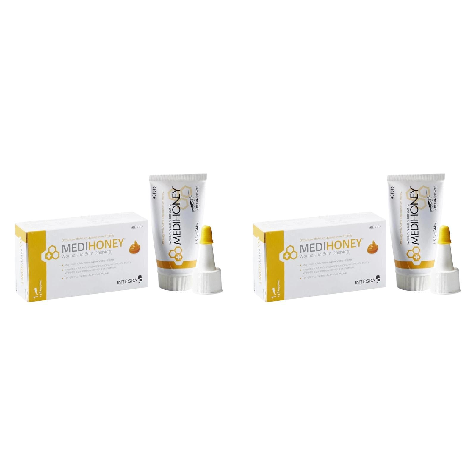 Medihoney Gel Wound & Burn Dressing 2PCS | 80% Leptospermum Honey ...