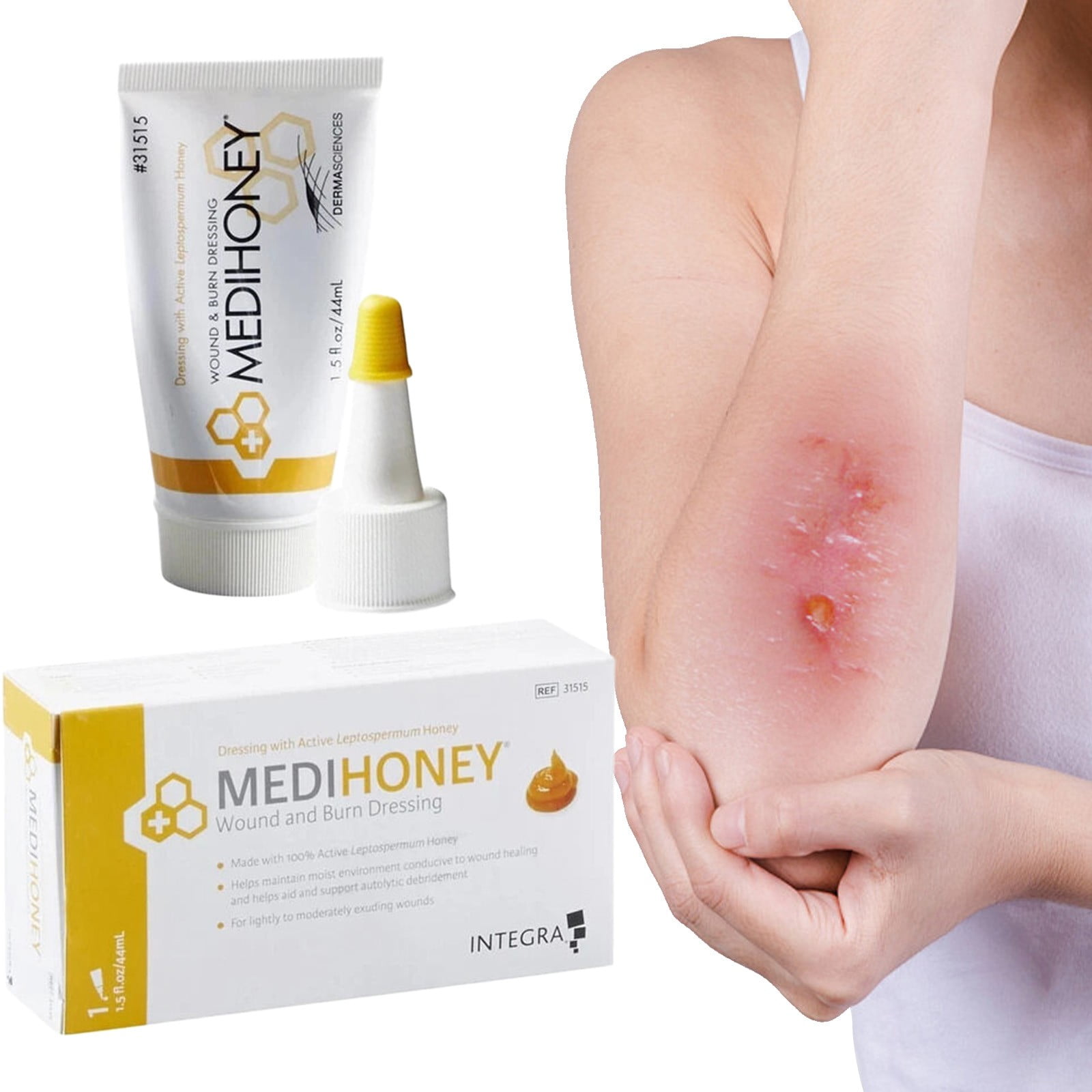 Medihoney,Medi Honey Wound Gel,Integra Medihoney Gel Wound & Burn ...