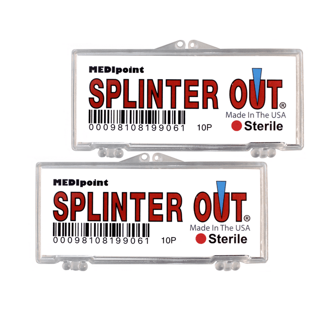 Medipoint Splinter Out Remover, Sterile, Disposable and Easy to Use, 10 ...