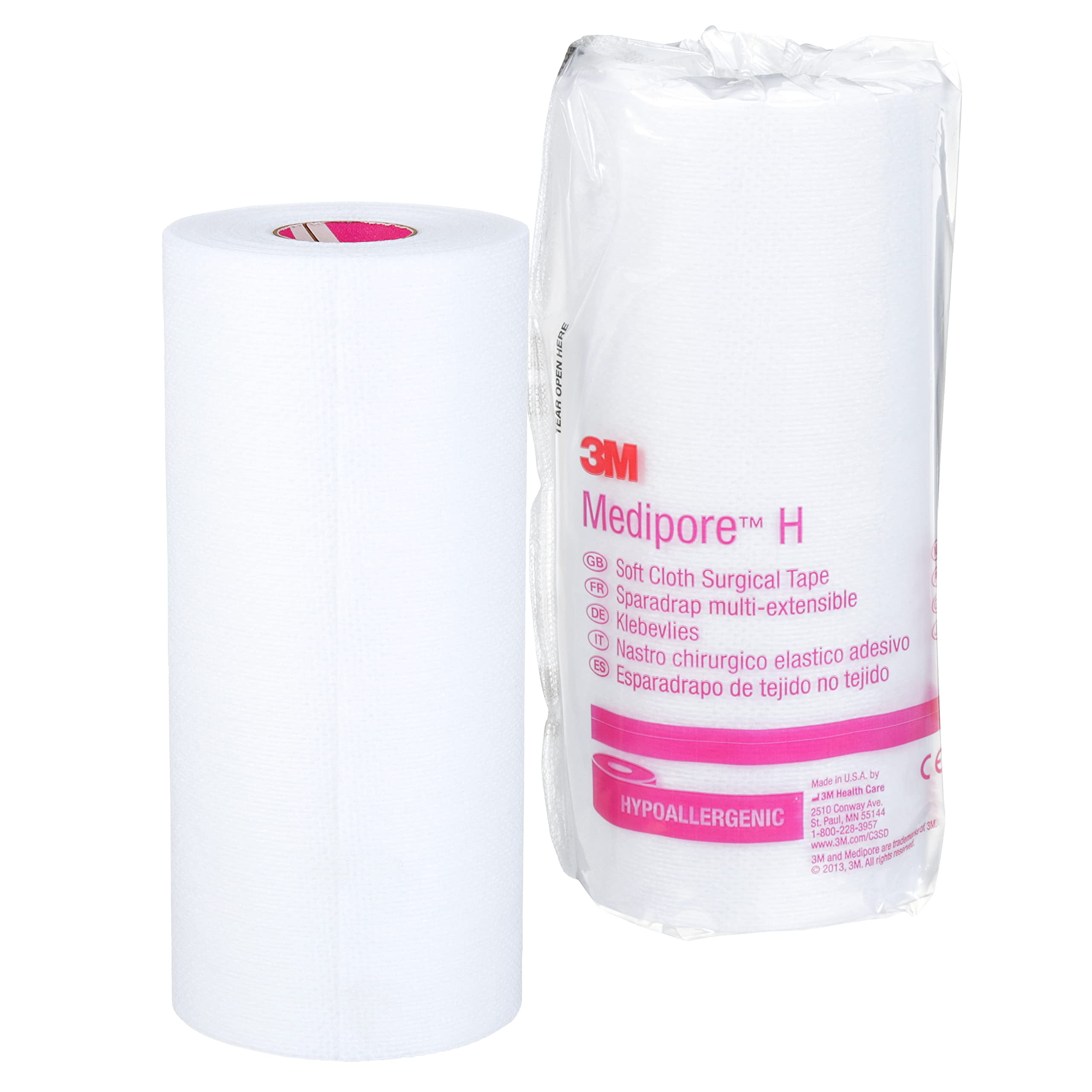 Medipore H 2866 Gentle Medical Soft Cloth Surgical Tape for Wide Wound ...