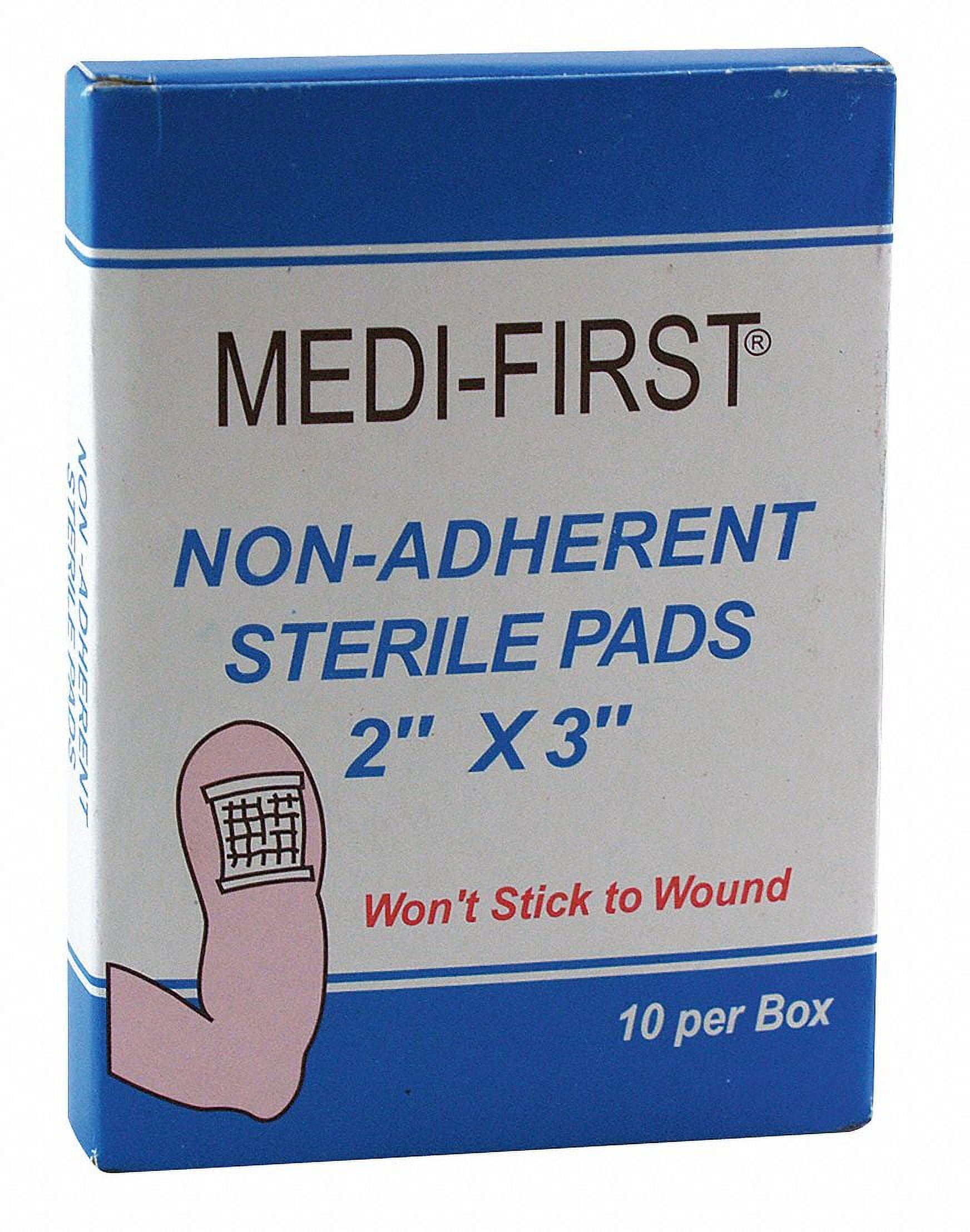 Medique 64212 Non-Adherent Sterile Pads, 2" x 3" Pad, 10/Box - Walmart ...