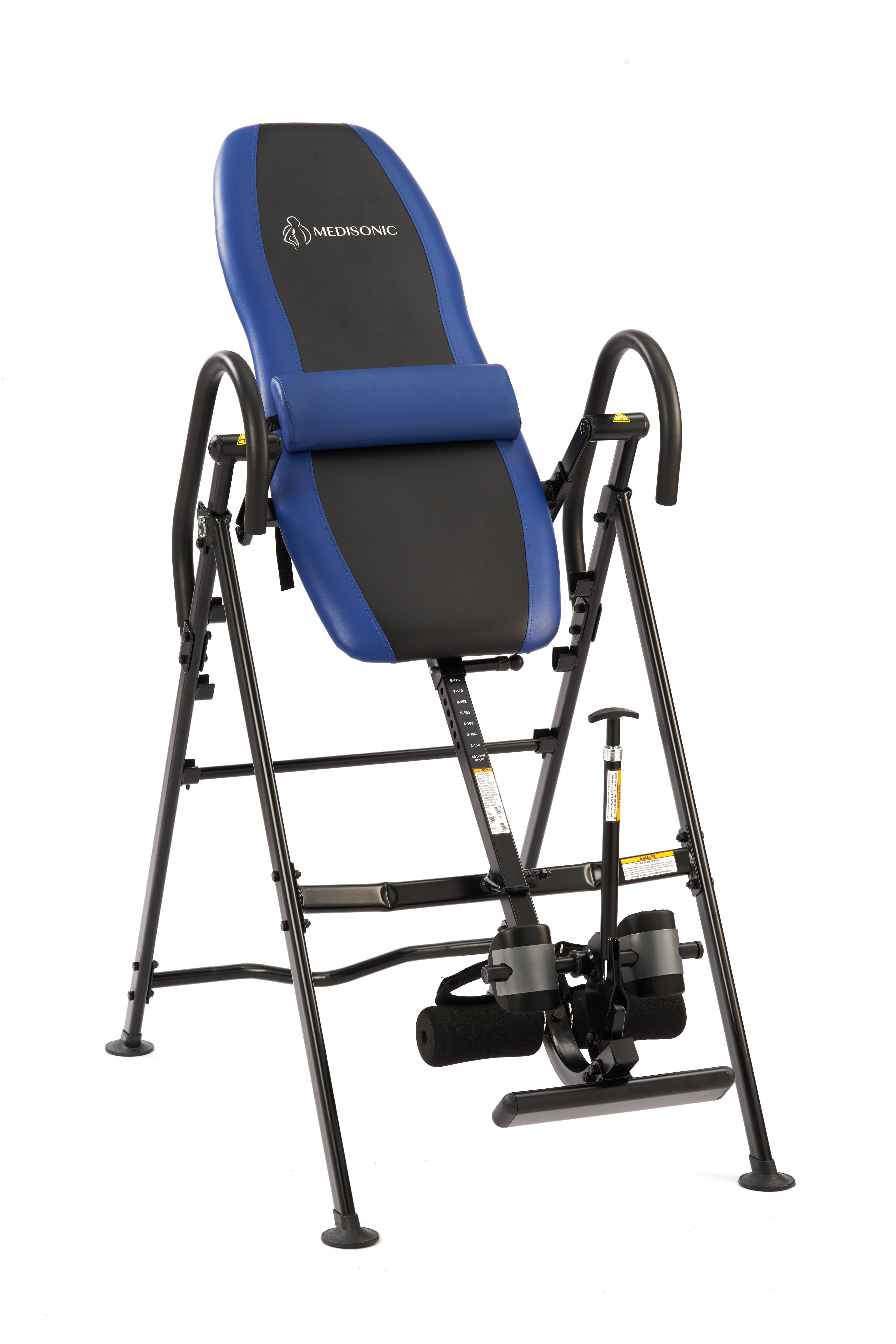 Medisonic 510000B Therapeutic Relaxation Steel Inversion Table, 250LB ...