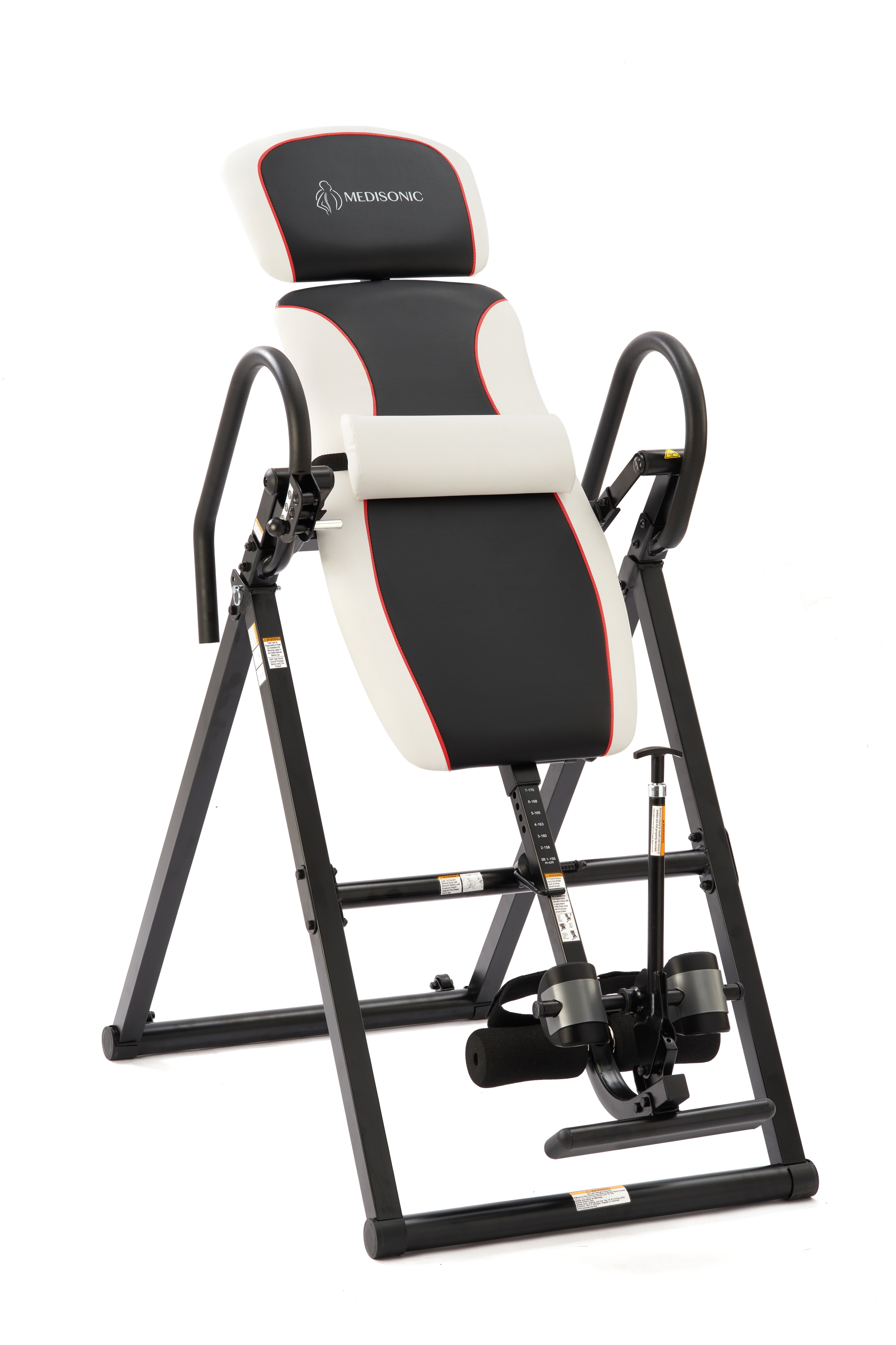 Medisonic 510100W Therapeutic Heavy Duty Inversion Table, 300LB ...