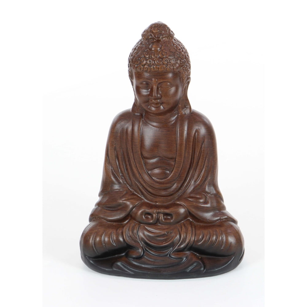 Meditating Buddha Sitting Ceramic Statue - Walmart.com