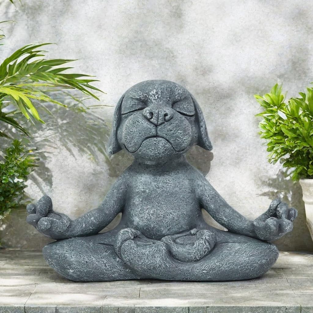 Meditating Rabbit Statue Buddha, Zen Rabbit, Zen Garden Rabbit ...