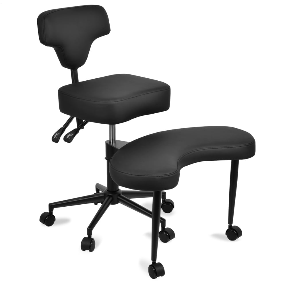 Meditation Chair, ADHD Office Chair with Wheels, Height Adjustable Seat ...