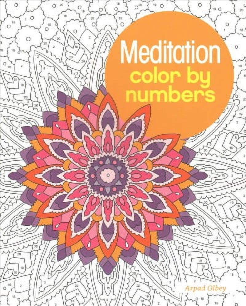 Meditation Color by Numbers -- Arpad Olbey - Walmart.com
