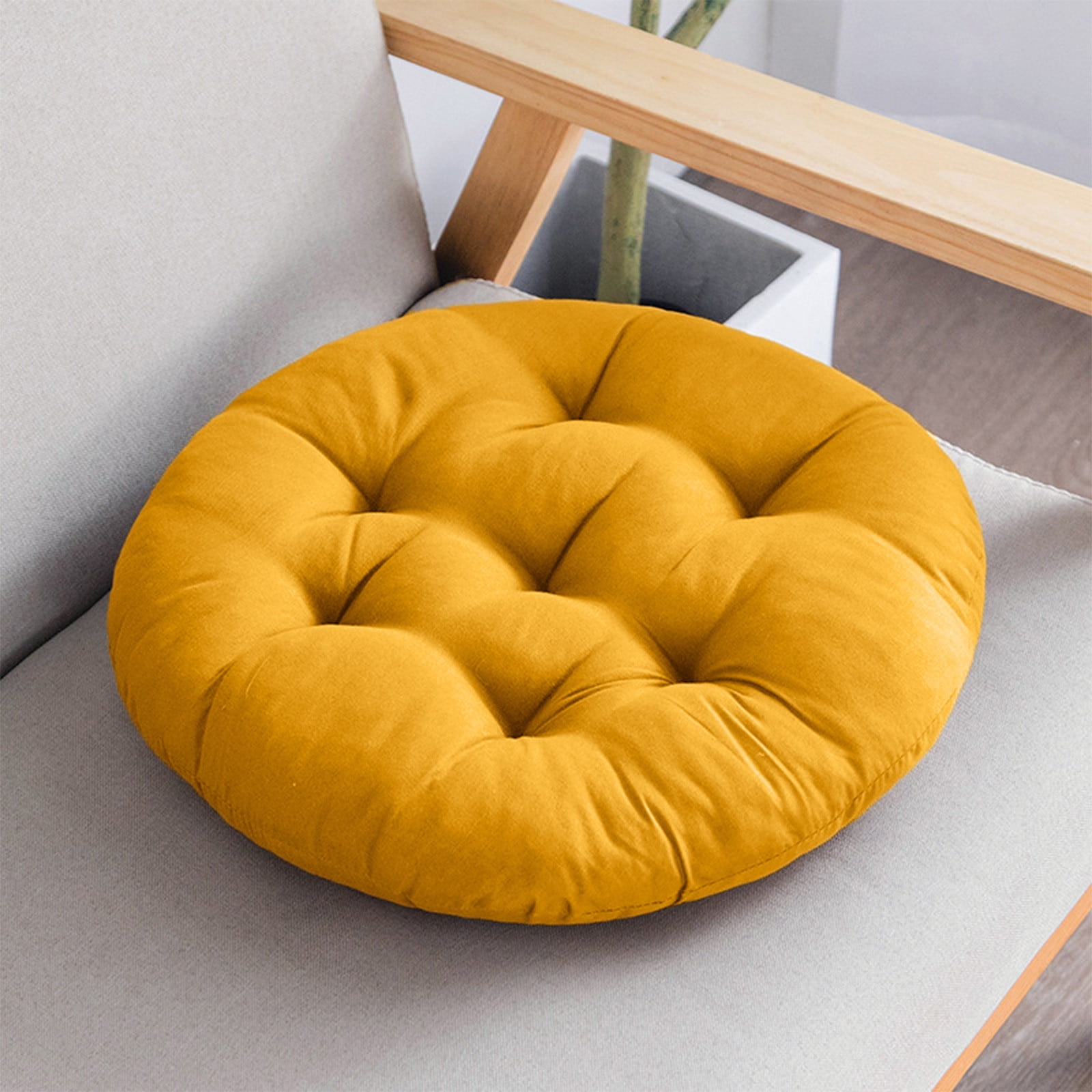 Meditation Floor Pillow 22Inch, Round Large Pillows Seating for Adults ...