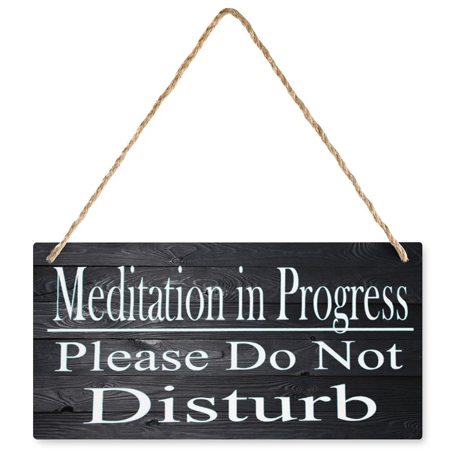 Meditation In Progress Please Do Not Disturb Wood Sign Wall Decor Sign ...