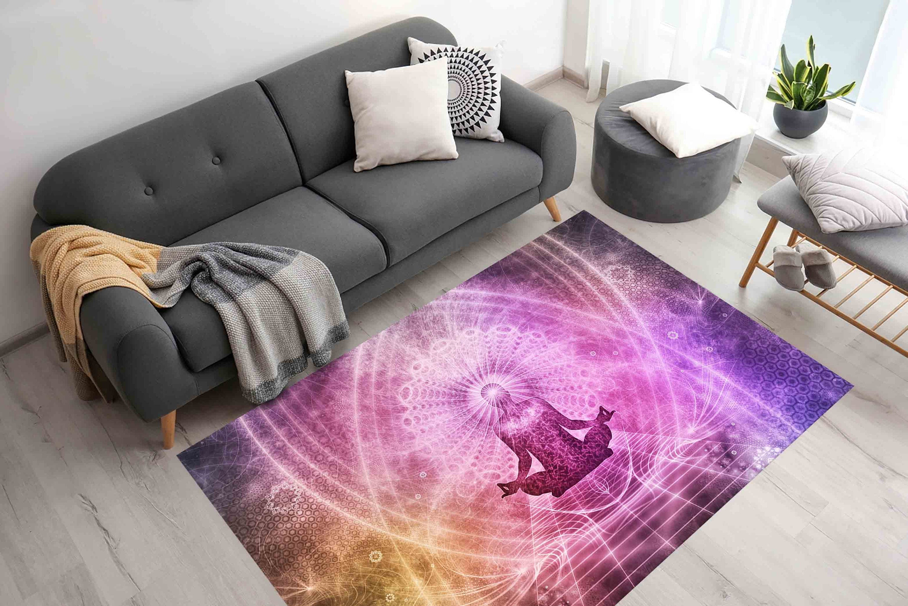 Meditation Rug, Chakra Rugs, Energy Rugs, Modern Rugs, Pattern Rug ...