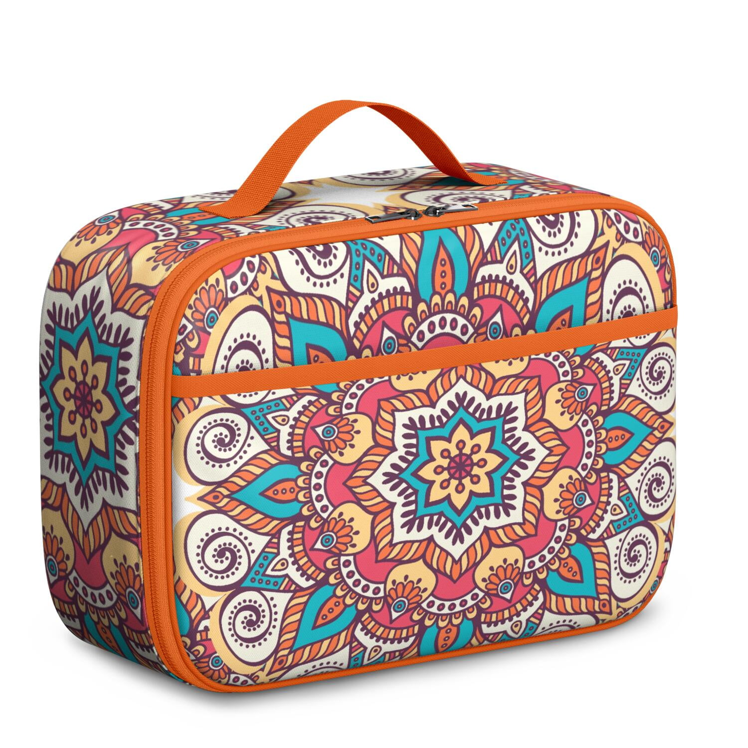 Meditation Zen Mandala Lunch Tote Sacred Symbol Portable Handle for ...