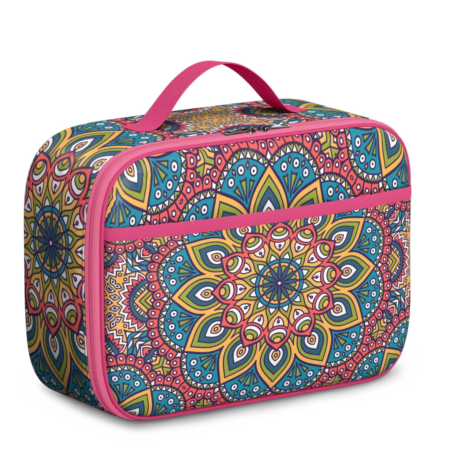Meditation Zen Mandala Lunch Tote Sacred Symbol Portable Handle for ...