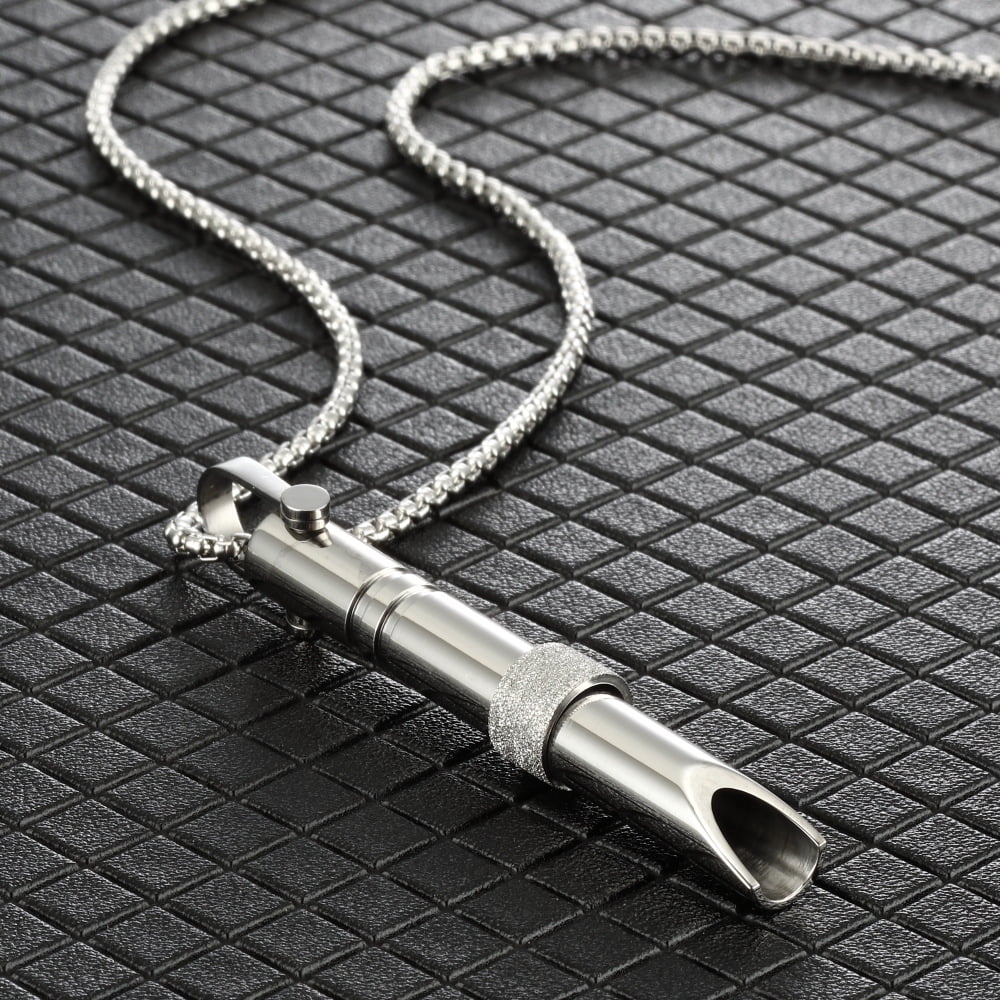 Meditation mindfulness pendant adjustable breathing whistle relief ...