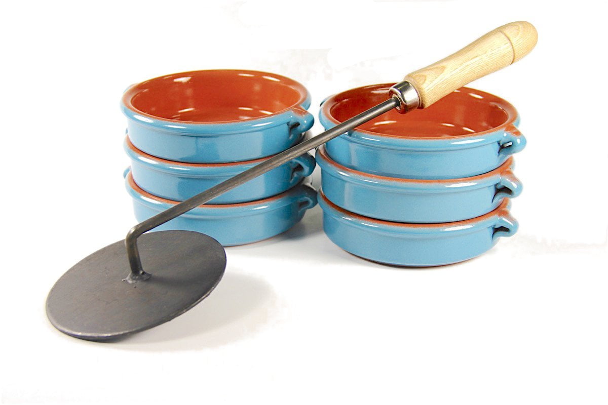 Mediterranean Blue Crema Catalana Dessert Set by La Tienda - Walmart.com