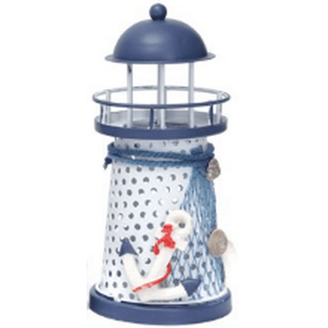 Mediterranean Electric LED Night Light Lamp Lighthouse Lantern Table ...