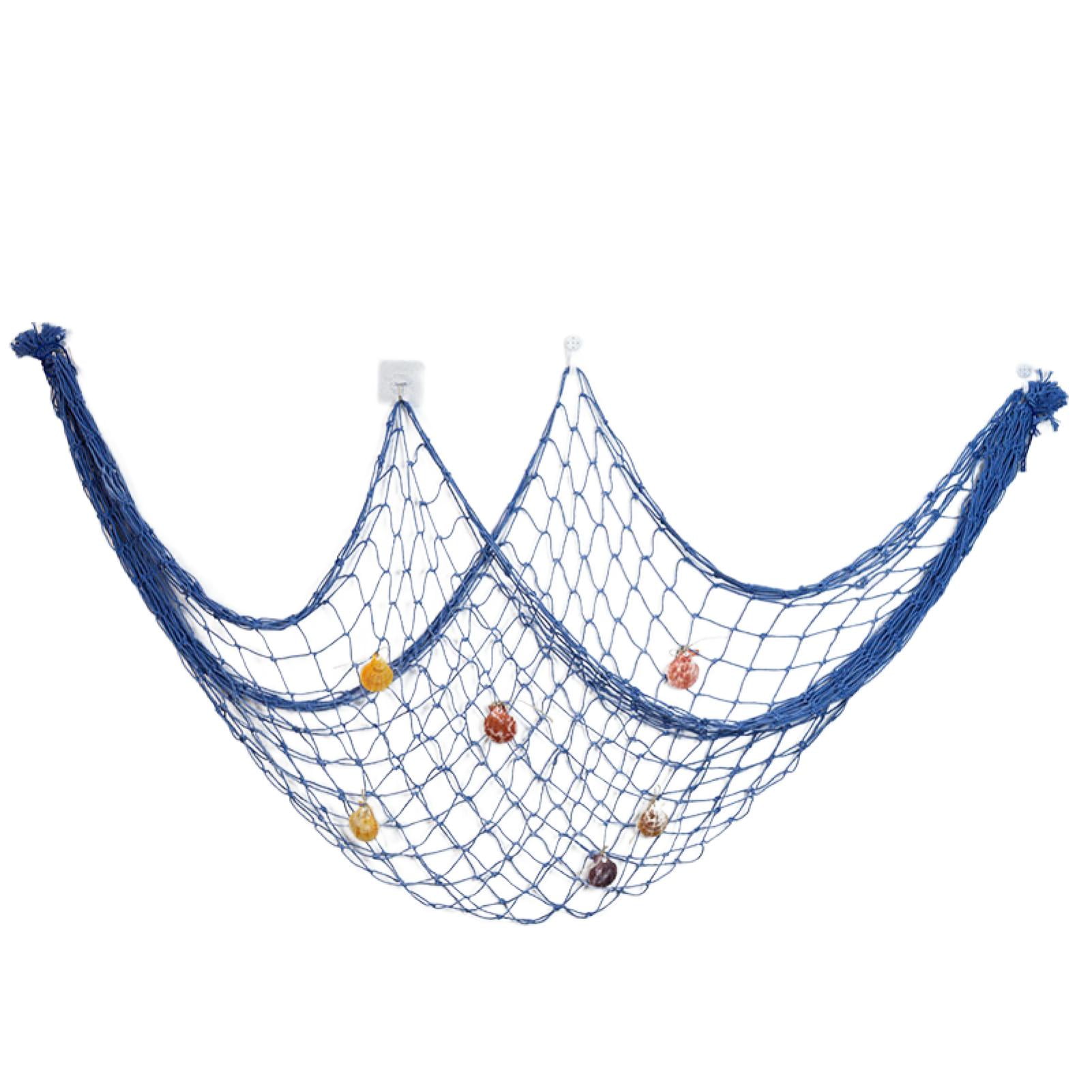 Mediterranean Fishing Net Wall Decor Ornamental Netting Wall Decor for ...