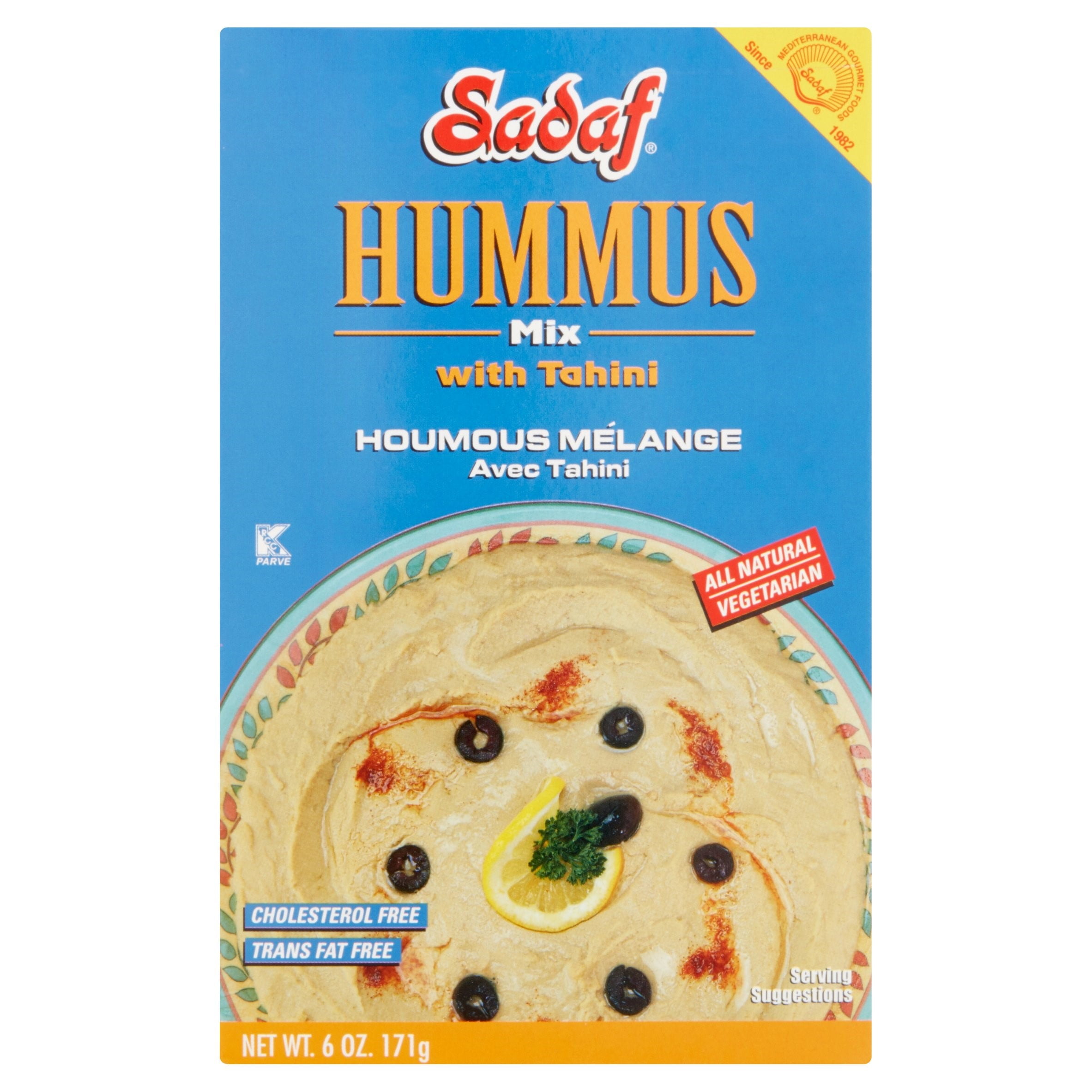 Mediterranean Gourmet Foods Sadaf Hummus Mix with Tahini, 6 oz ...