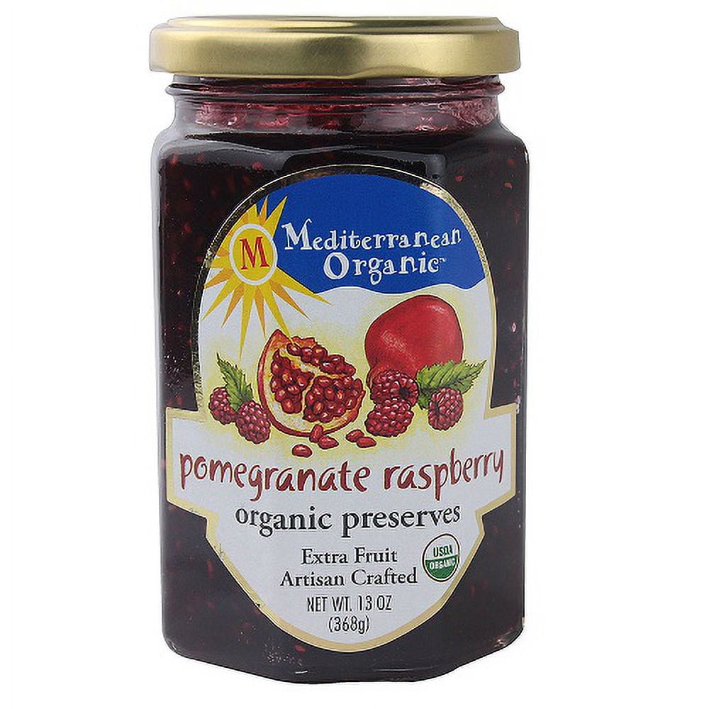 Mediterranean Organic Organic Pomegranate Raspberry Preserves 13 OZ ...